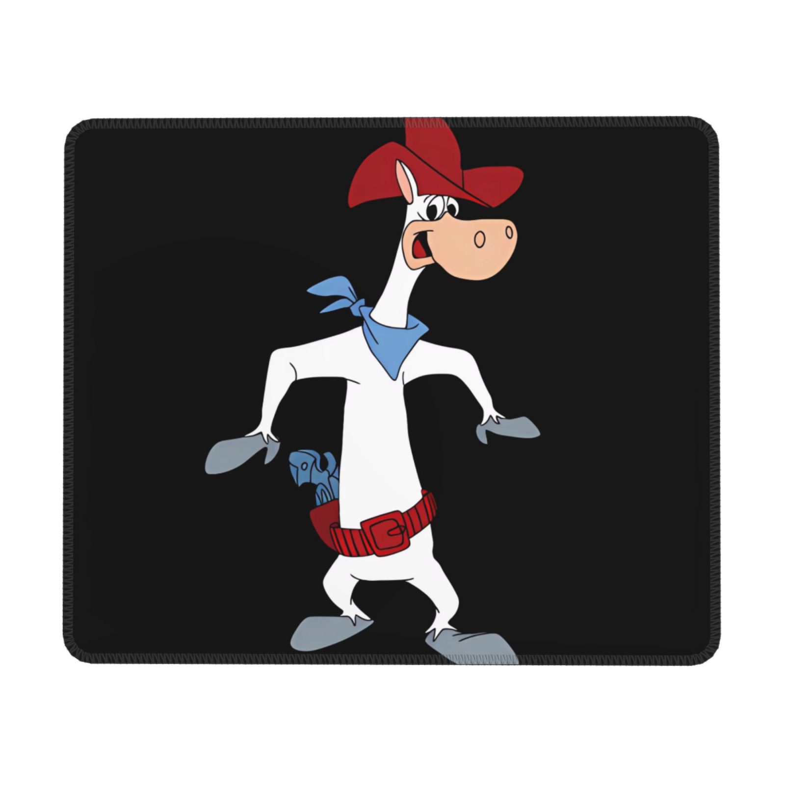Quick Draw McGraw Rubber Lock Edge Mouse pad, Office Desk pad, Writing ...