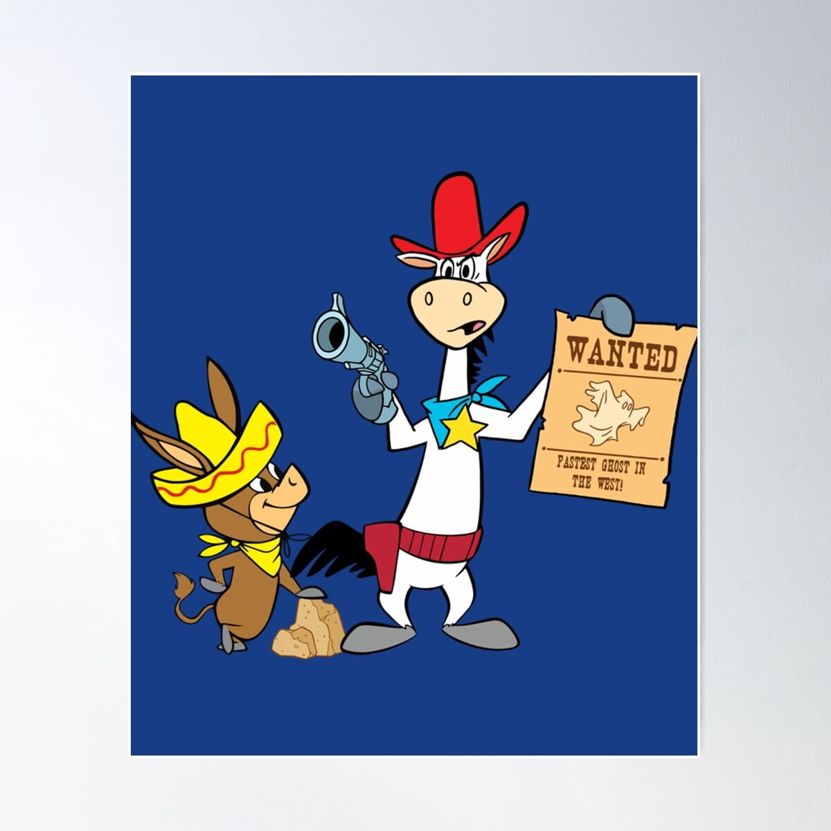 Quick Draw Mcgraw _Amp_Amp_ Baba Looey Poster Wall Art, Modern Wall ...