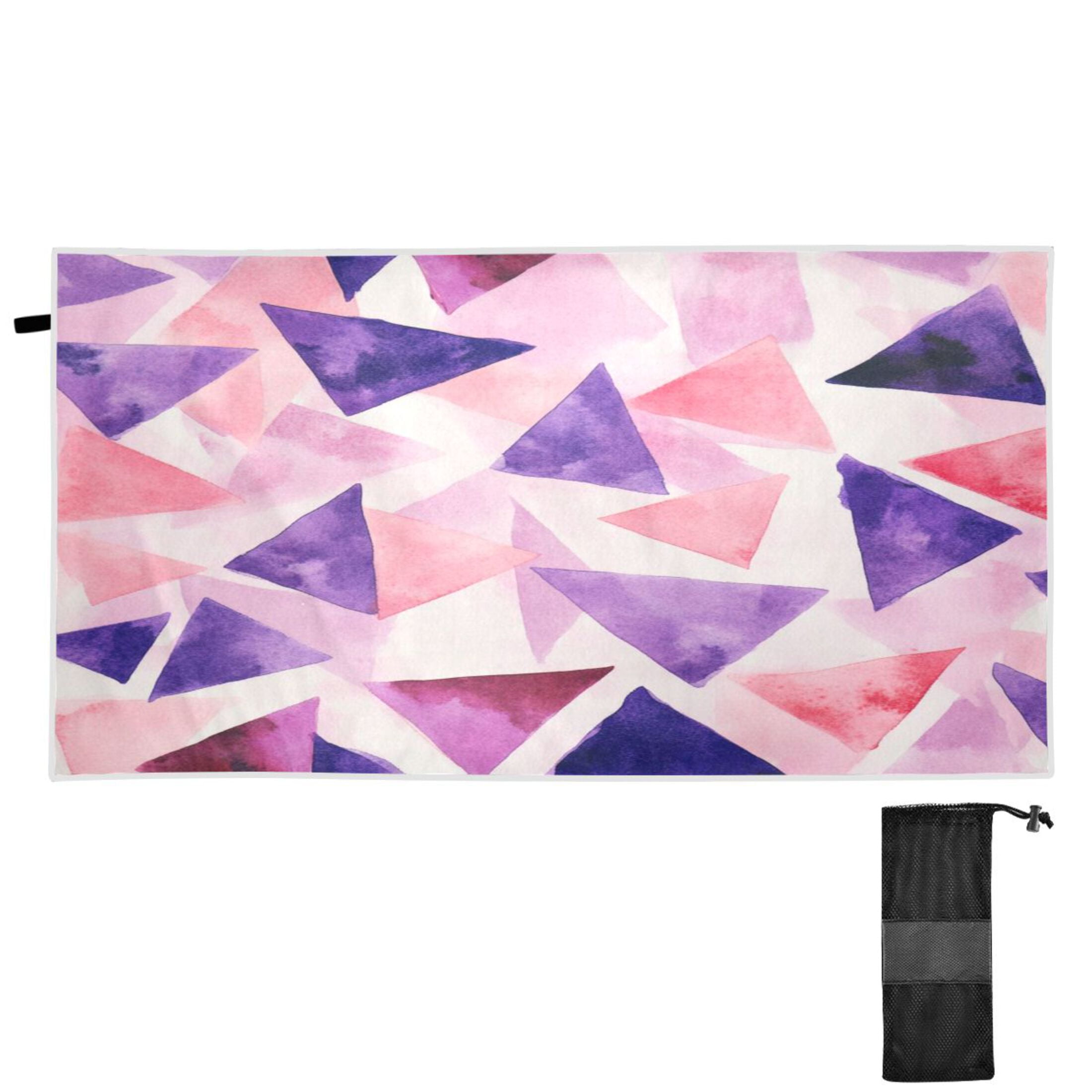 Quick-Dry Beach Towel 30"x60" Sandless Travel Towels with Carry Pouch ...