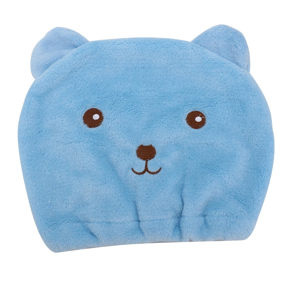 Quick-Dry Blue Hair Wrap for Women - Soft, Breathable Towel Cap Perfect ...