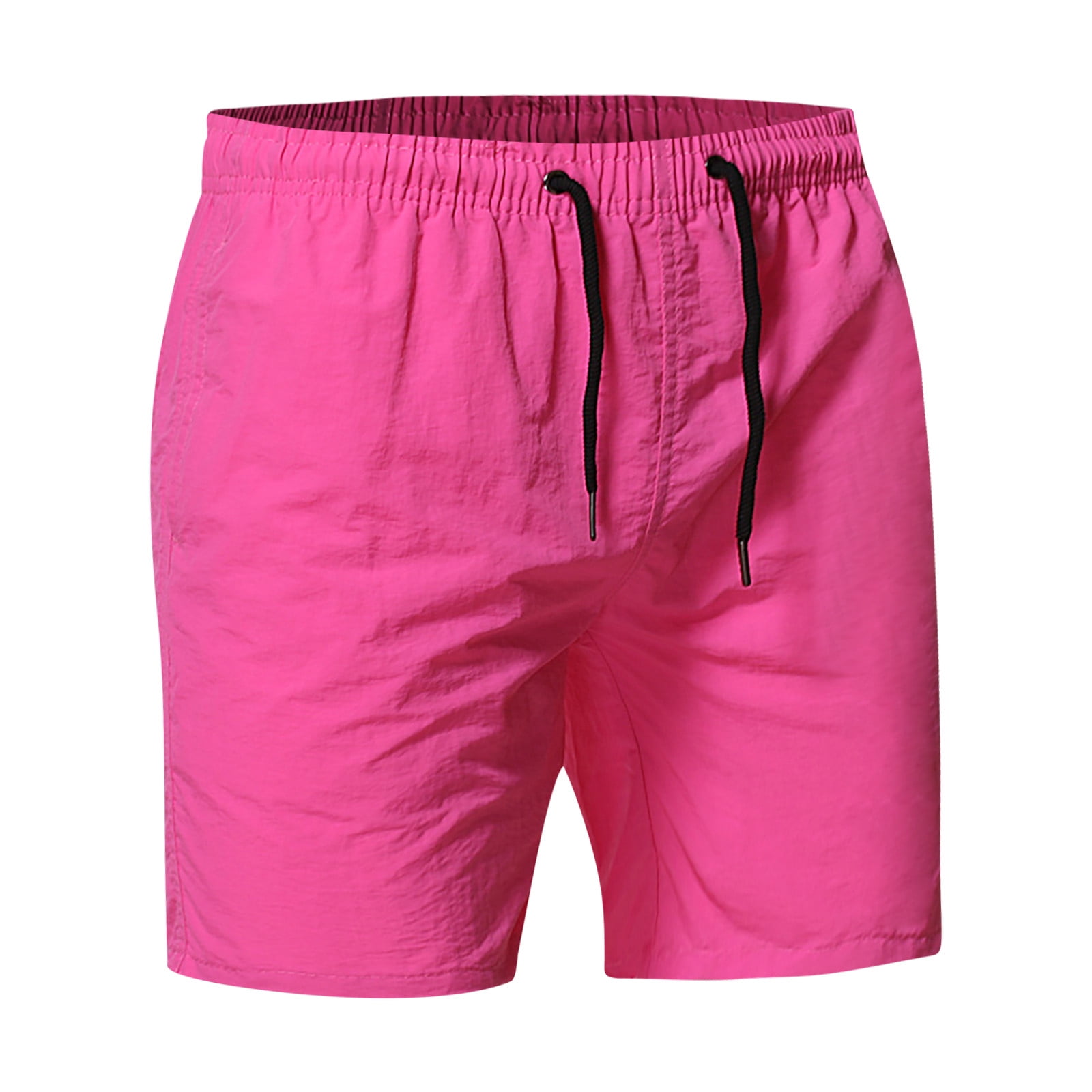 Quick Dry Mens Swimming Trunks Pants Solid Color Sports Swimsuits Beach ...