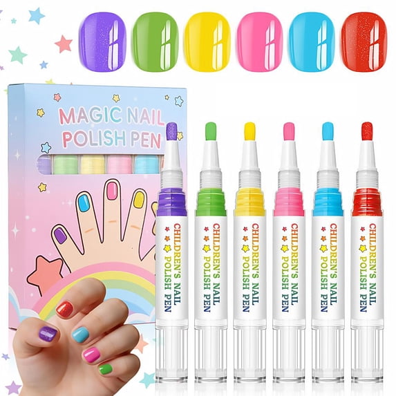 Quick-Dry Nail Polish Pens Water-Based Quick-Dry Ink Sets, Nail Art ...