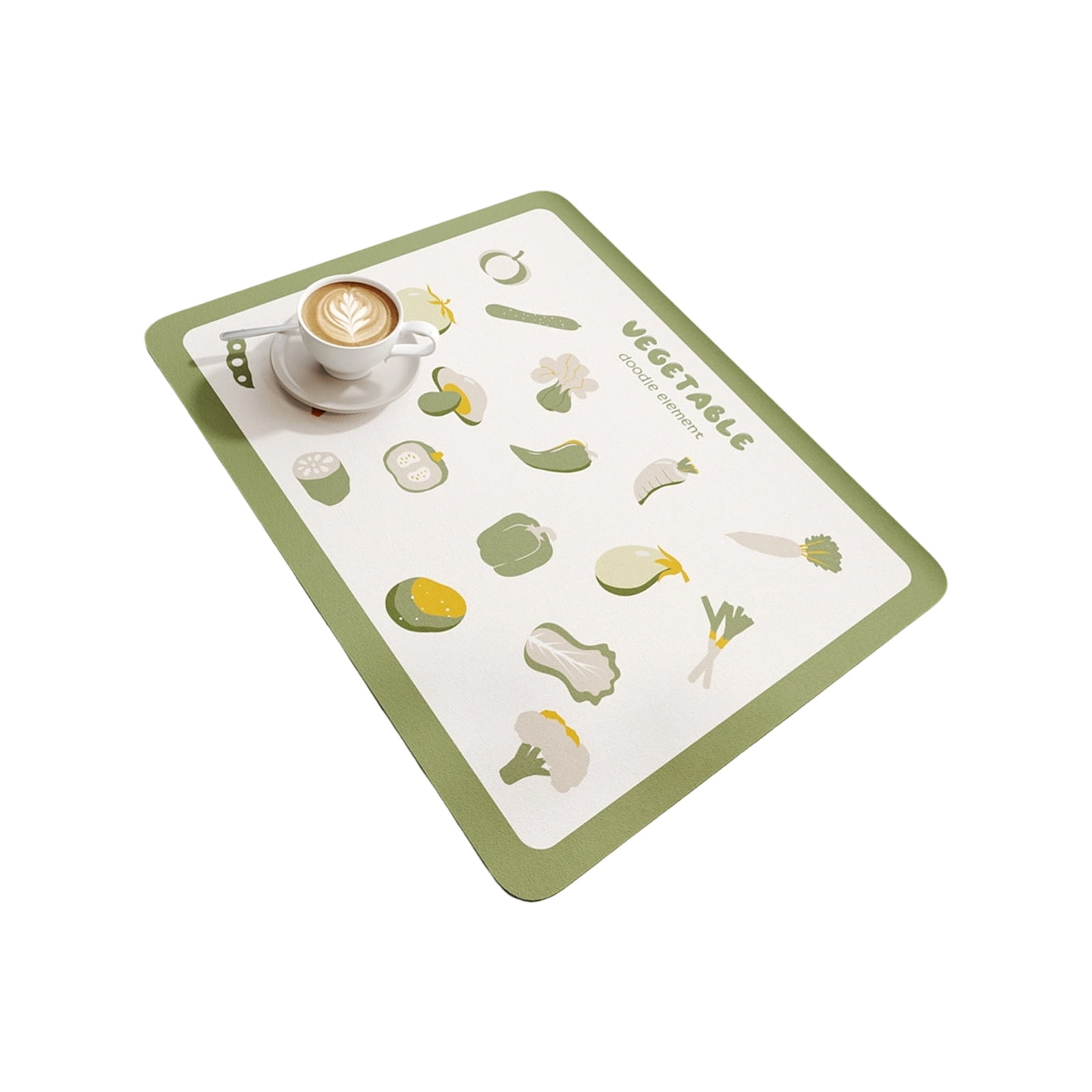 Quick Dry Sink Mat Super Absorbent Nonslip Countertop Drying Pad for ...