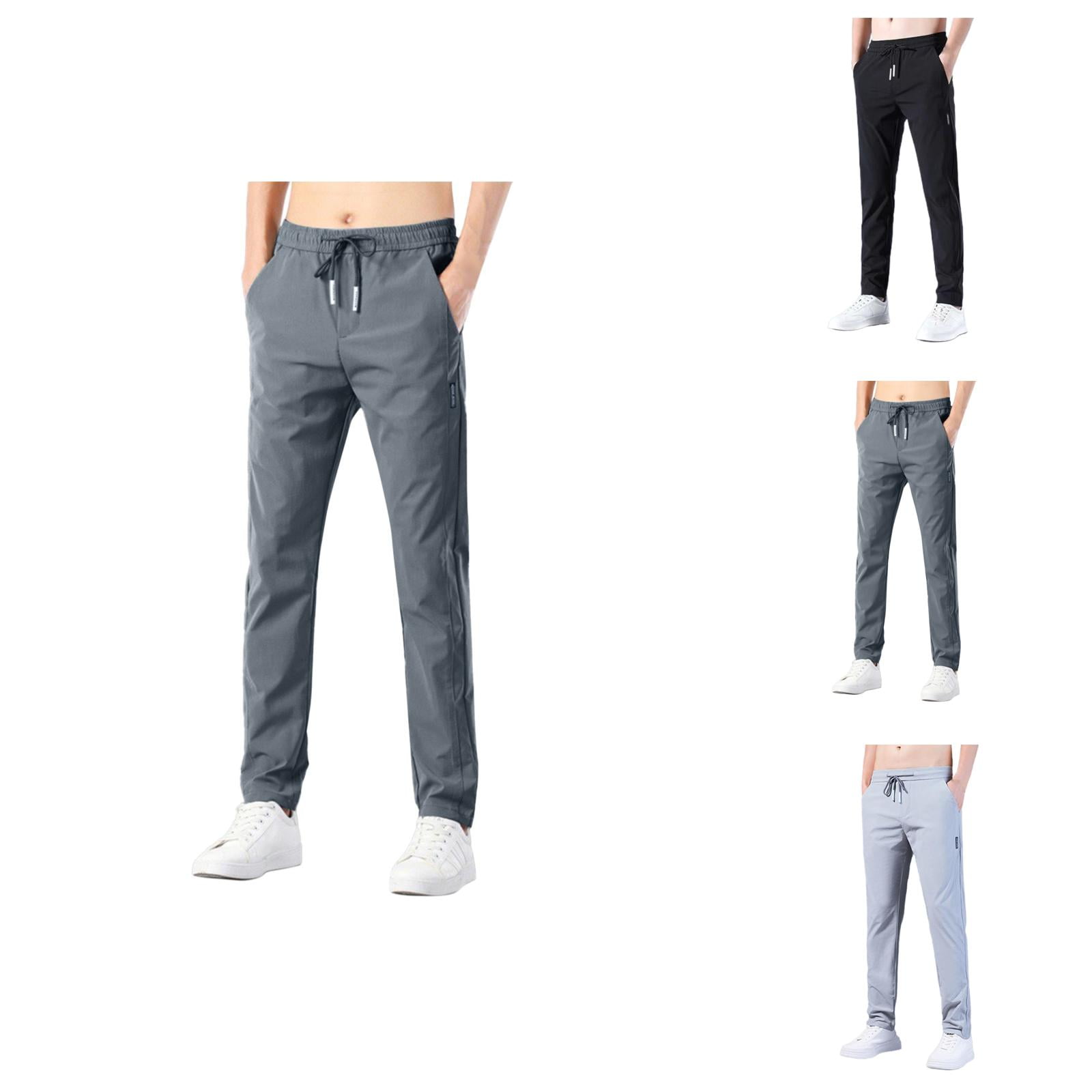 Quick Dry Stretch Pants for Men, Lightweight Athletic Men’s Pants with ...