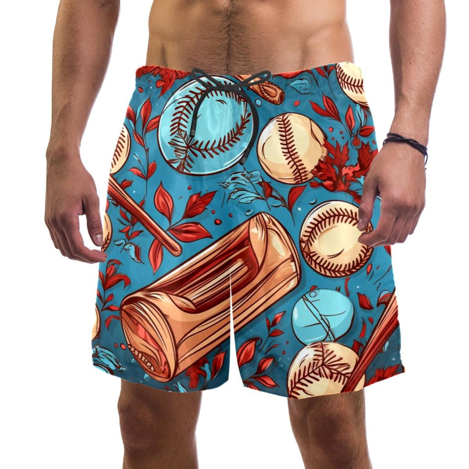 Quick Dry Surfing Beach Shorts with Mesh Lining Summer Surf Boardshorts ...