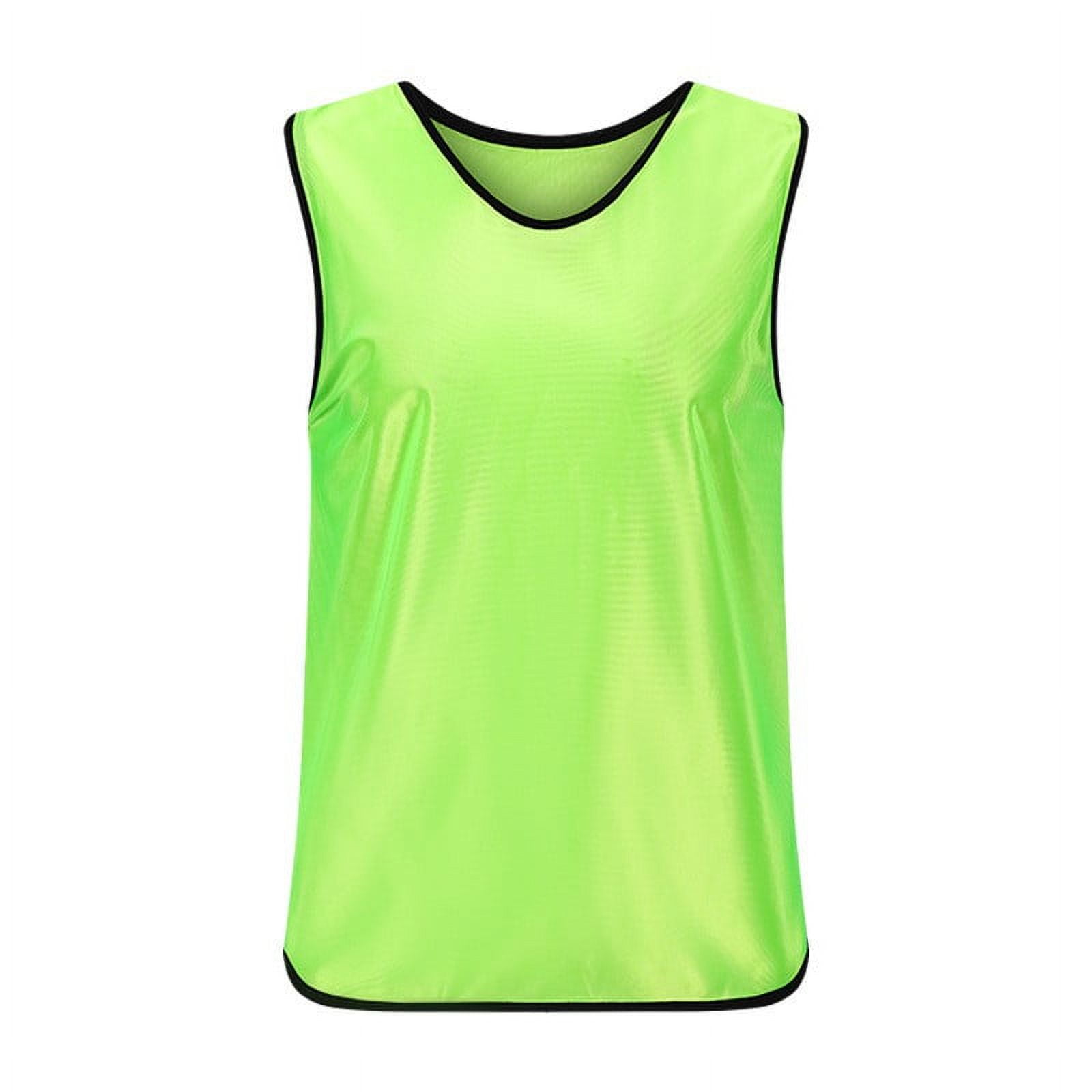 Quick Drying Basketball Jersey Team Sports Football Vest Soccer Green ...
