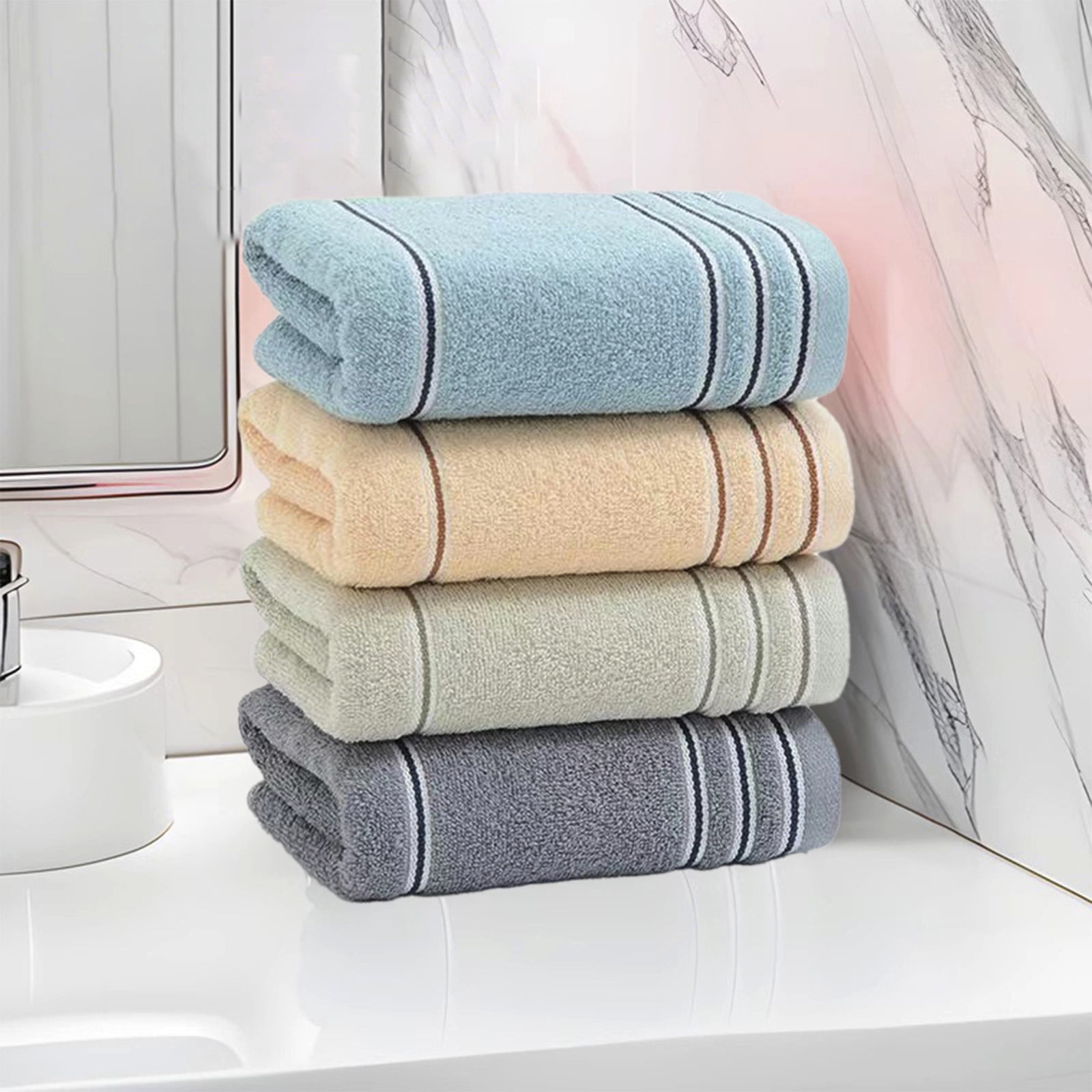 Quick Drying Soft Cotton Hand Towels for Bath, Gym, Shower, Hotel, and ...