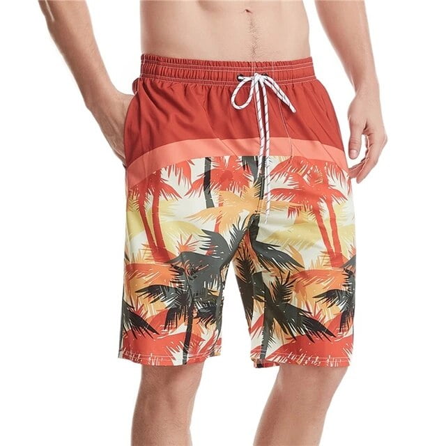 Quick Drying Surf Beach Shorts Mens Swimming Trunks Comfortable Male