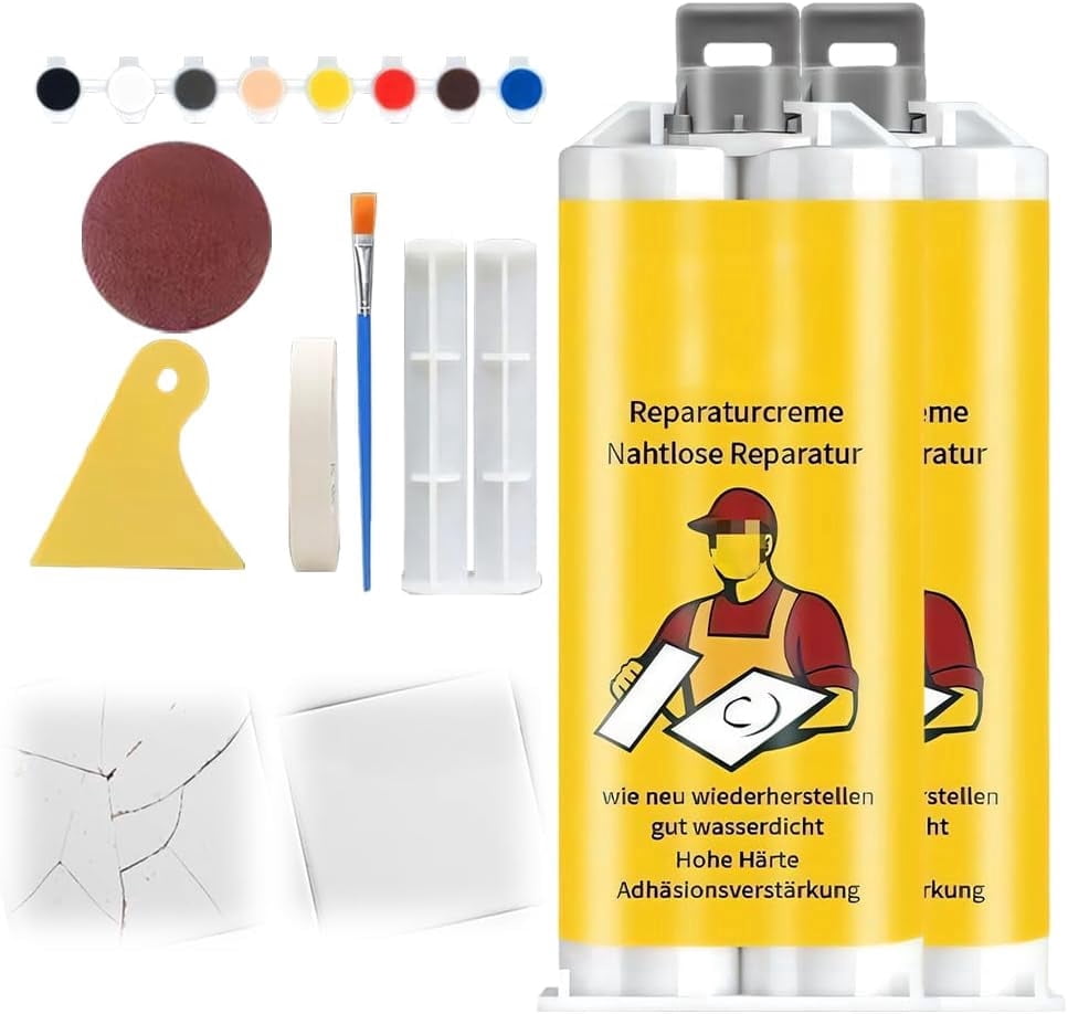 Quick-Drying Tile Repair Glue - Complete Tool Kit for DIY, 2026 New ...