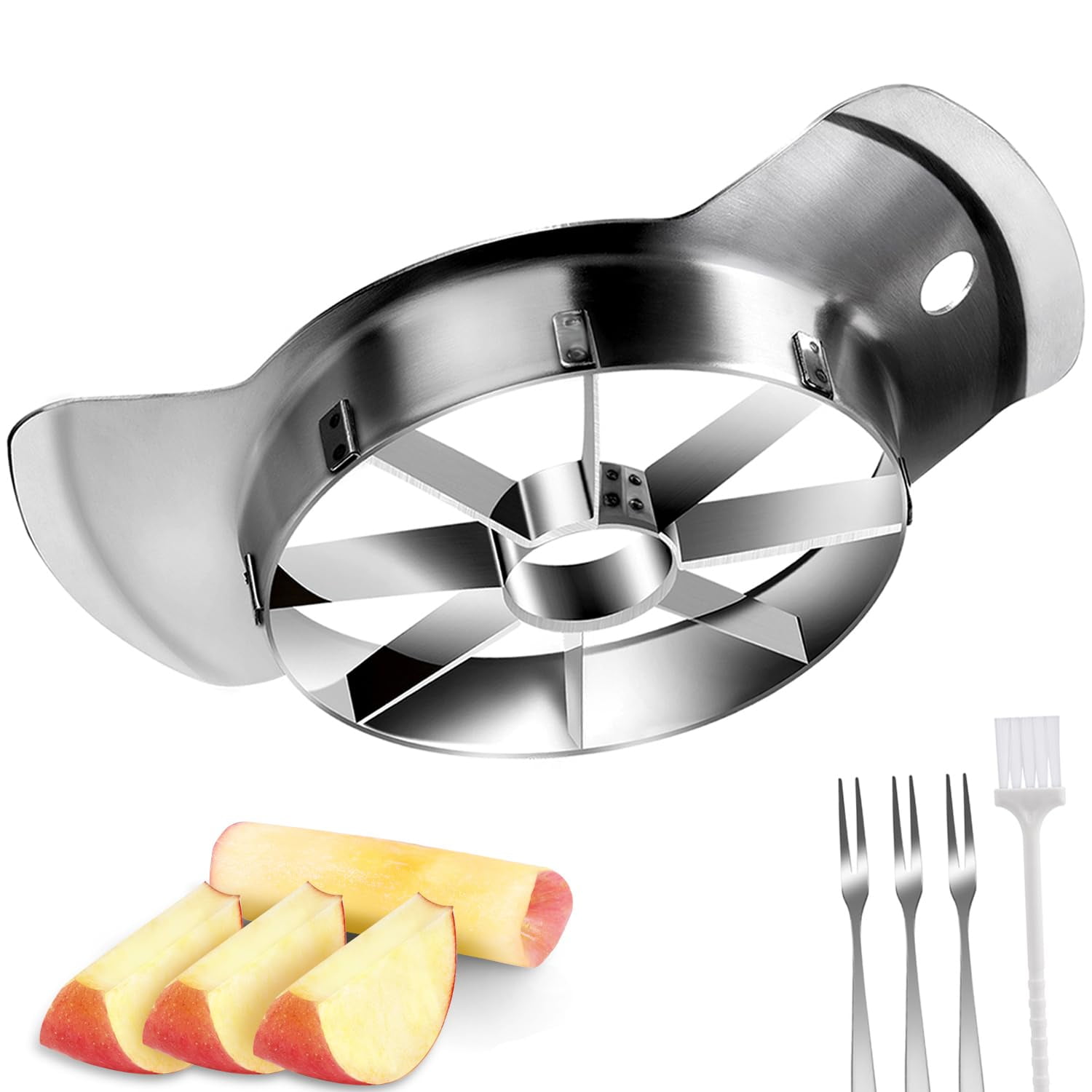 Quick & Easy Apple Slicer - Core and Cut into 8 Perfect Slices in ...