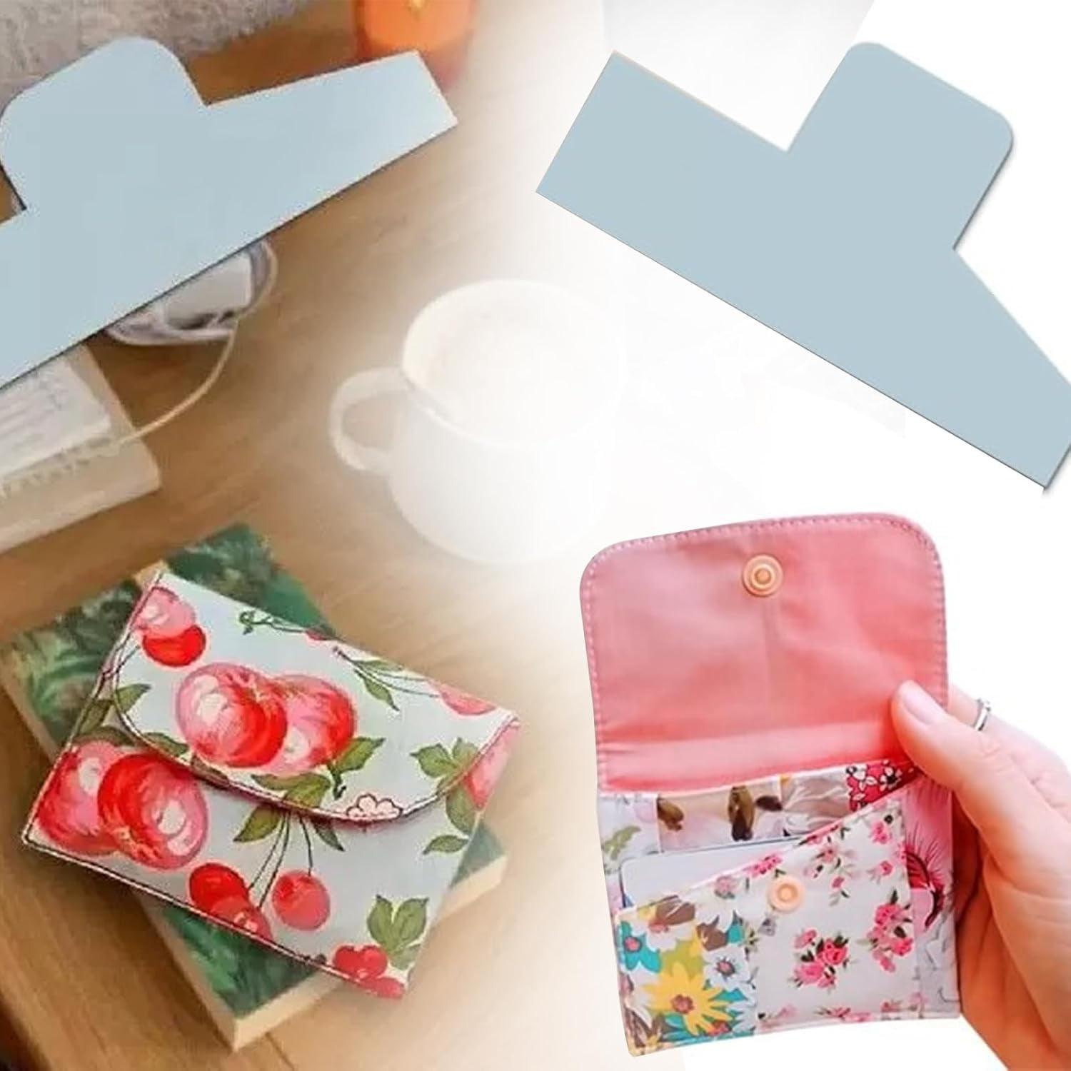 Quick and Easy Pouch Template-Tutorial Included, Purses Pocket Handmade ...