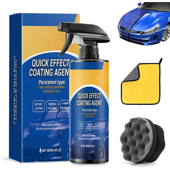 Quick Effect Coating Agent for Car, Waterless Car Quick-acting Coating ...