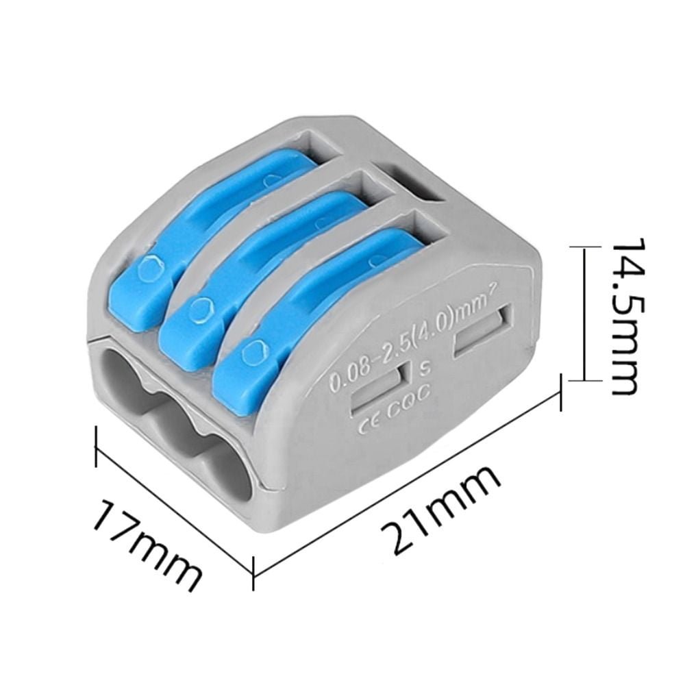 Quick Electrical Cable Splice Push-in Terminal Blocks Small Wiring ...