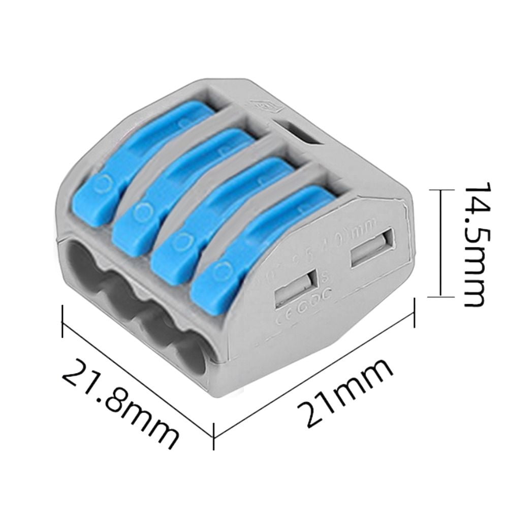 Quick Electrical Cable Splice Push-in Terminal Blocks Small Wiring ...