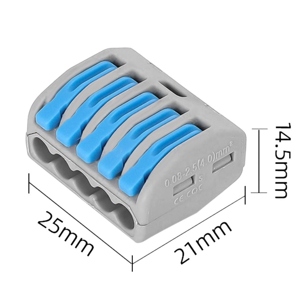 Quick Electrical Cable Splice Push-in Terminal Blocks Small Wiring ...