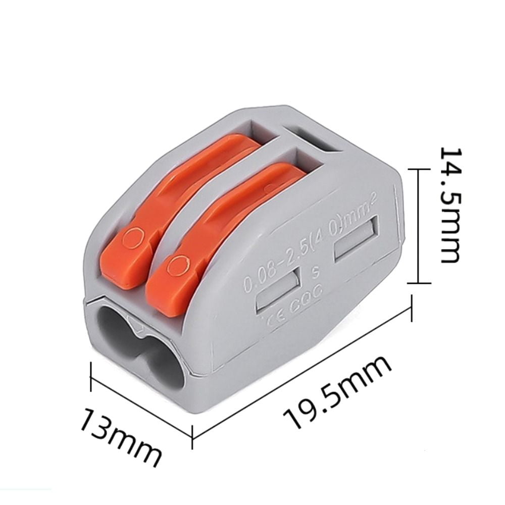 Quick Electrical Cable Splice Push-in Terminal Blocks Small Wiring ...