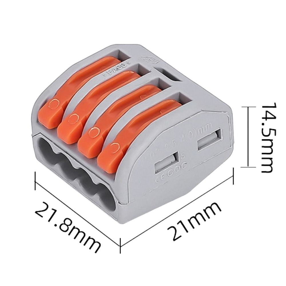 Quick Electrical Cable Splice Push-in Terminal Blocks Small Wiring ...