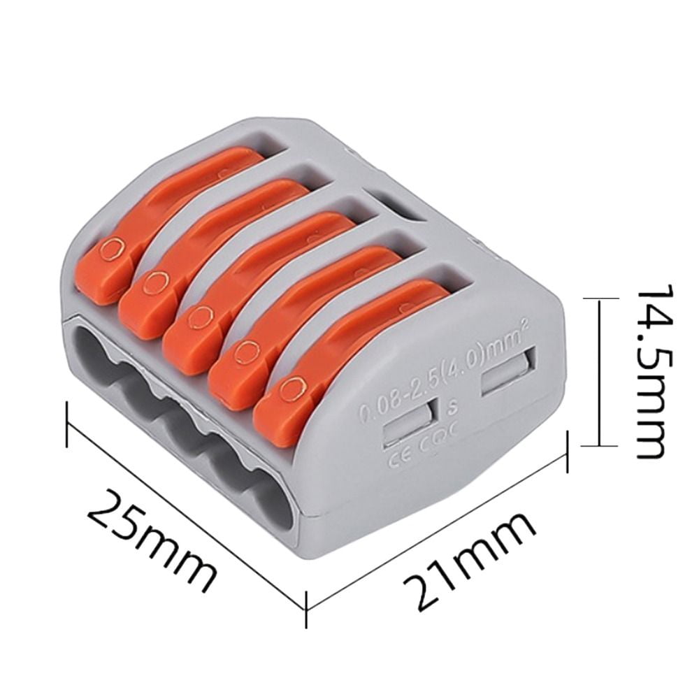 Quick Electrical Cable Splice Push-in Terminal Blocks Small Wiring ...