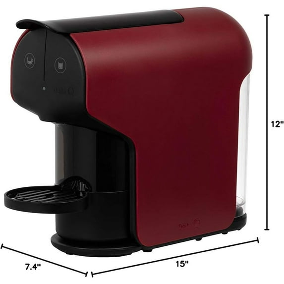 Quick Espresso Capsule Machine – Color Red - Compact 0.8 L, Capsule ...