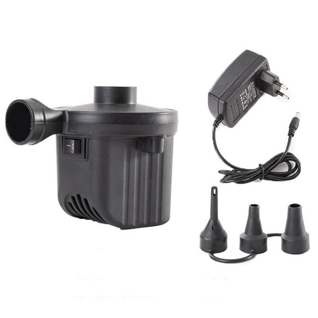 Quick-Fill Electric Air Pump with 3 Nozzles, AC 110V-240V Portable ...