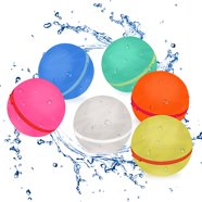 200 Reusable Water Balloons Instant Absorbent Fabric Splash Soak Bomb ...