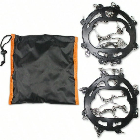 Quick-Fit Anti-Slip Spikes for Shoes, Universal Stretch Fit with Carry ...