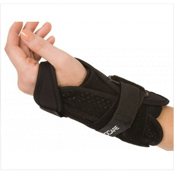 Quick-Fit Wrist Splint, Contoured Nylon Right Hand One Size Fits Most ...