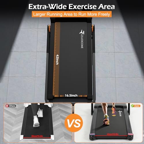 Quick Folding Walking Pad Treadmills 7.5MPH 2.5HP Under Desk Treadmills ...