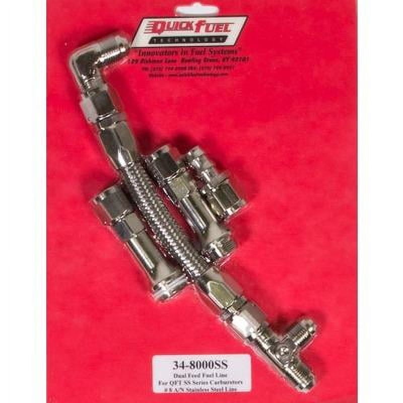 Quick Fuel Technology 34-8000SSQFT, Dual Feed Fuel Line Kit - Ss Series ...