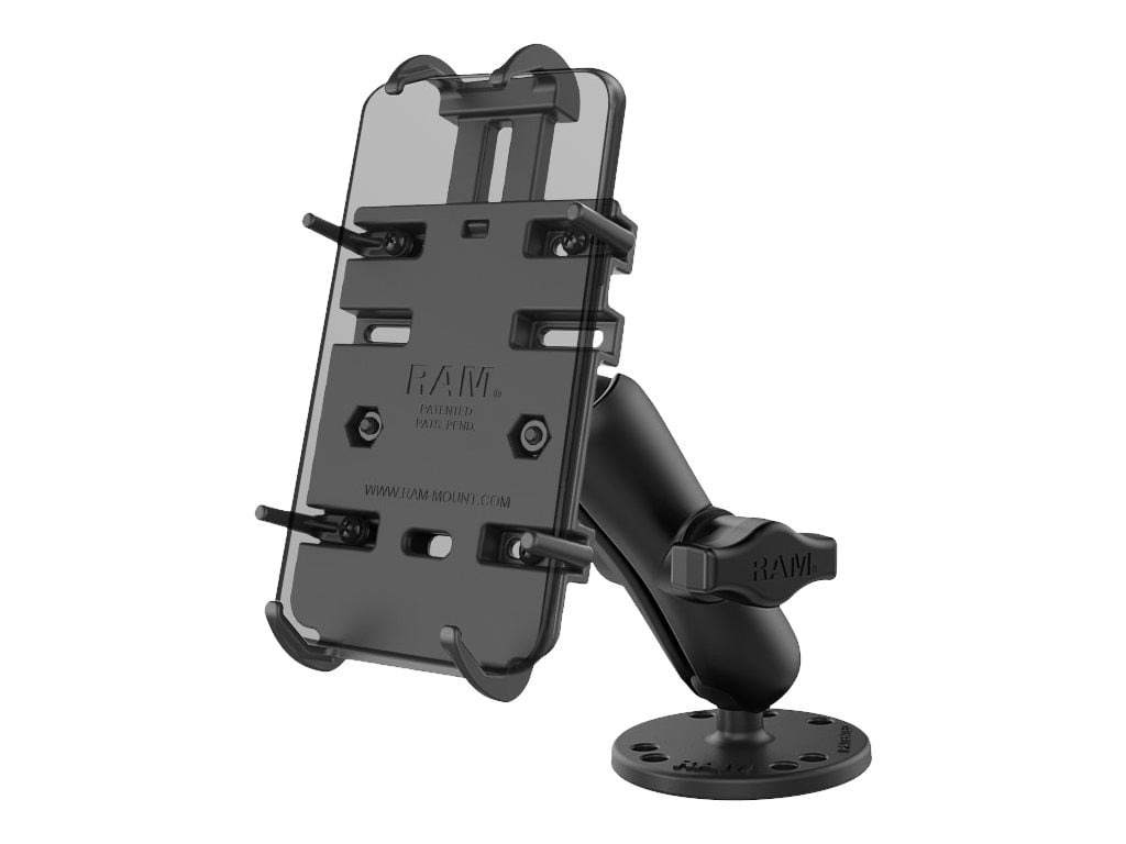 RAM Quick-Grip Spring Loaded Phone Mount with Drill-Down Base - Holder ...