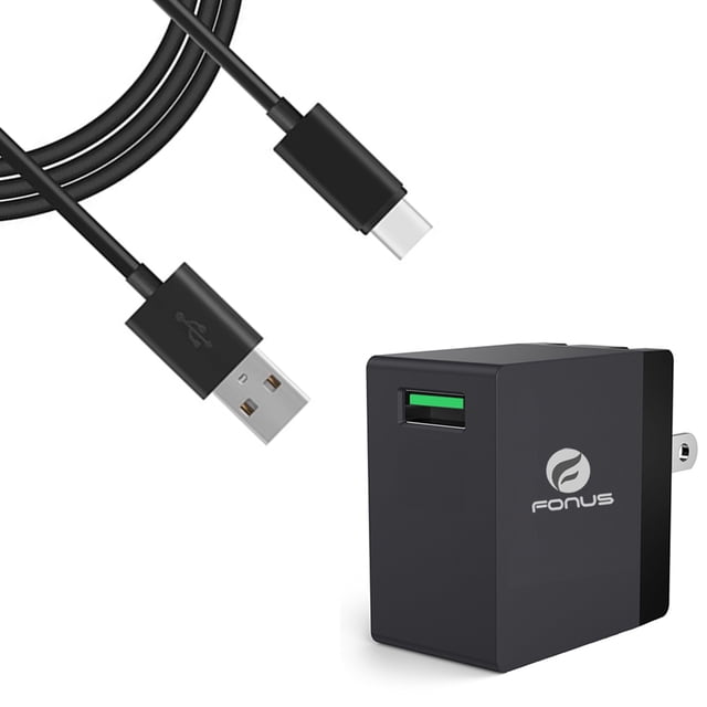 Quick Home Charger for TCL ION X - 18W 6ft USB Cable Power Cord Travel ...