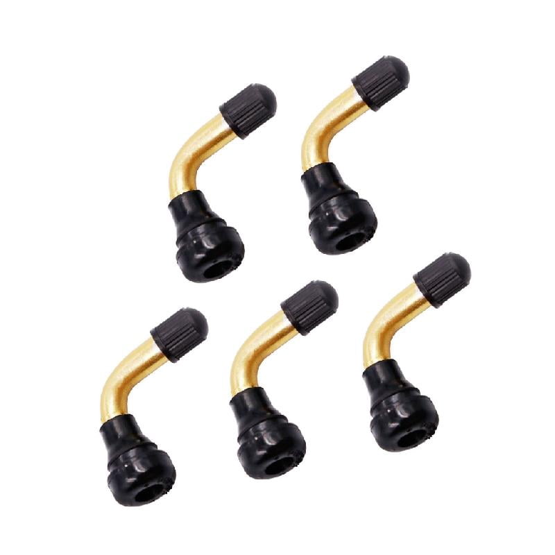 Quick Install Copper Valves Stem For Motorcycle Tires Bent Nozzle ...