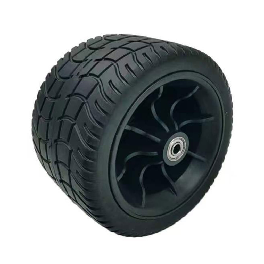 Quick Install Smooth Rolling Rubber Caster Wheel 7Inch Shock Absorption ...