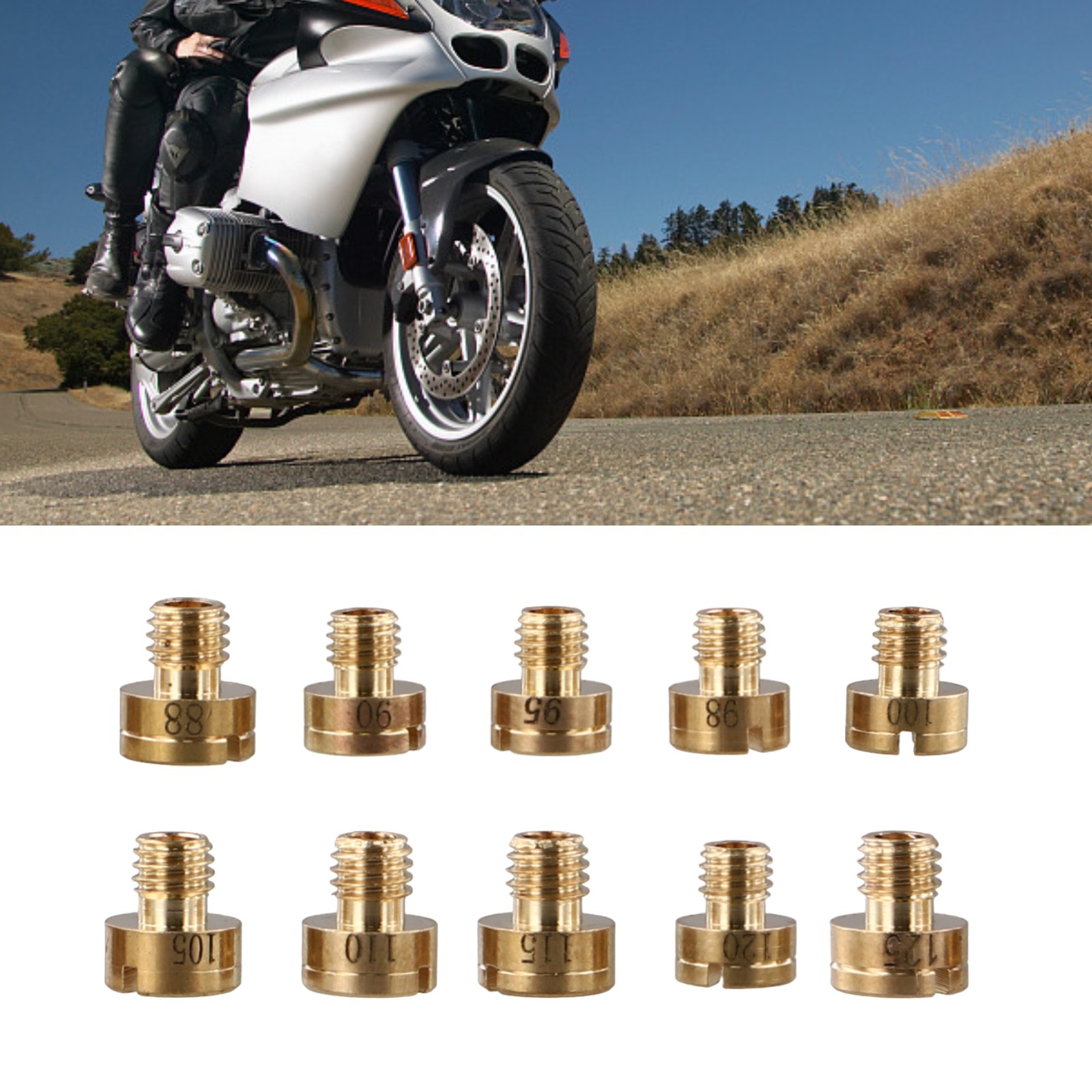 Quick Installation Main Jets Nozzle Set for Mikuni Carb 88125 Carb Pack ...