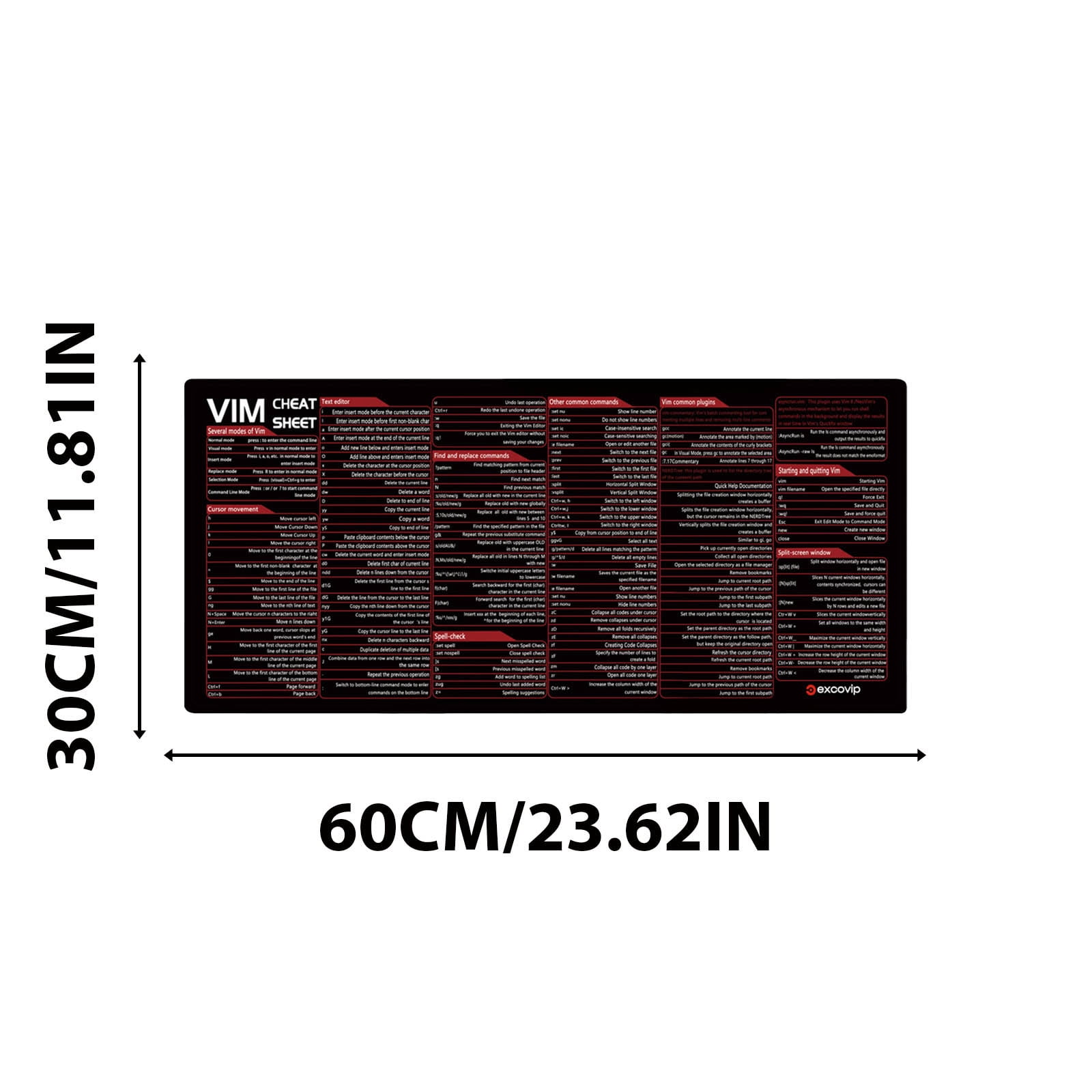 Quick Key Super Large Anti-Slip Keyboard Pad-with Office Software ...