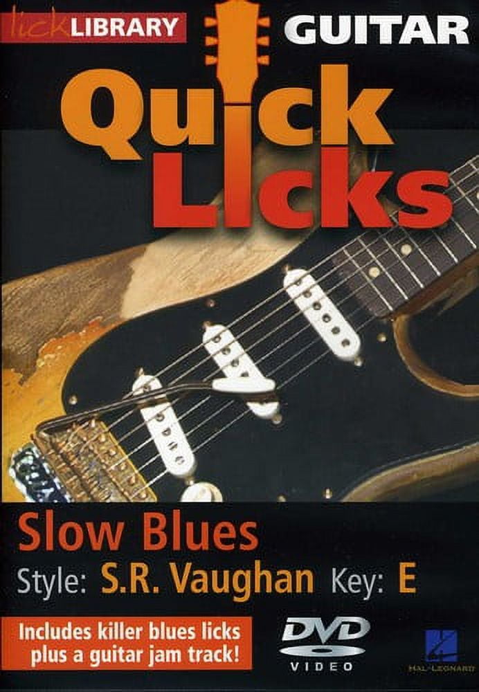 Quick Licks: Stevie Ray Vaughan Slow Blues - Key: E (DVD), Lick Library, Special Interests ...