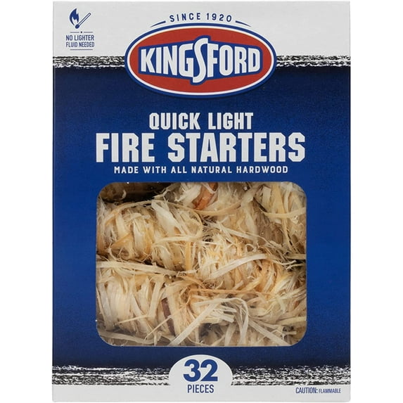 Quick Light Fire Starters | Wooden Made with All Natural Hardwood for ...