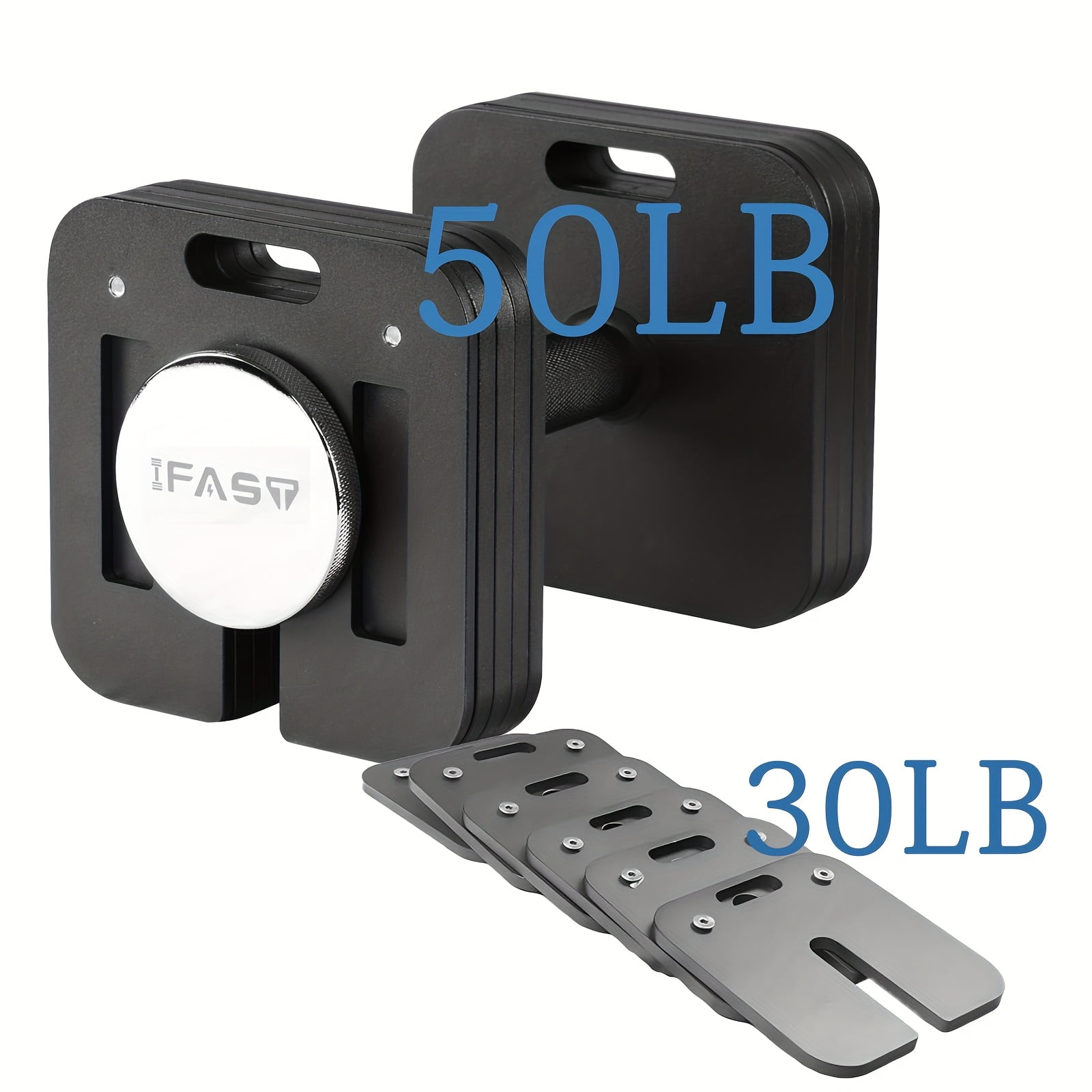 Quick-Lock Adjustable Dumbbells Set, 9 In 1 Multiweight Home Gym ...