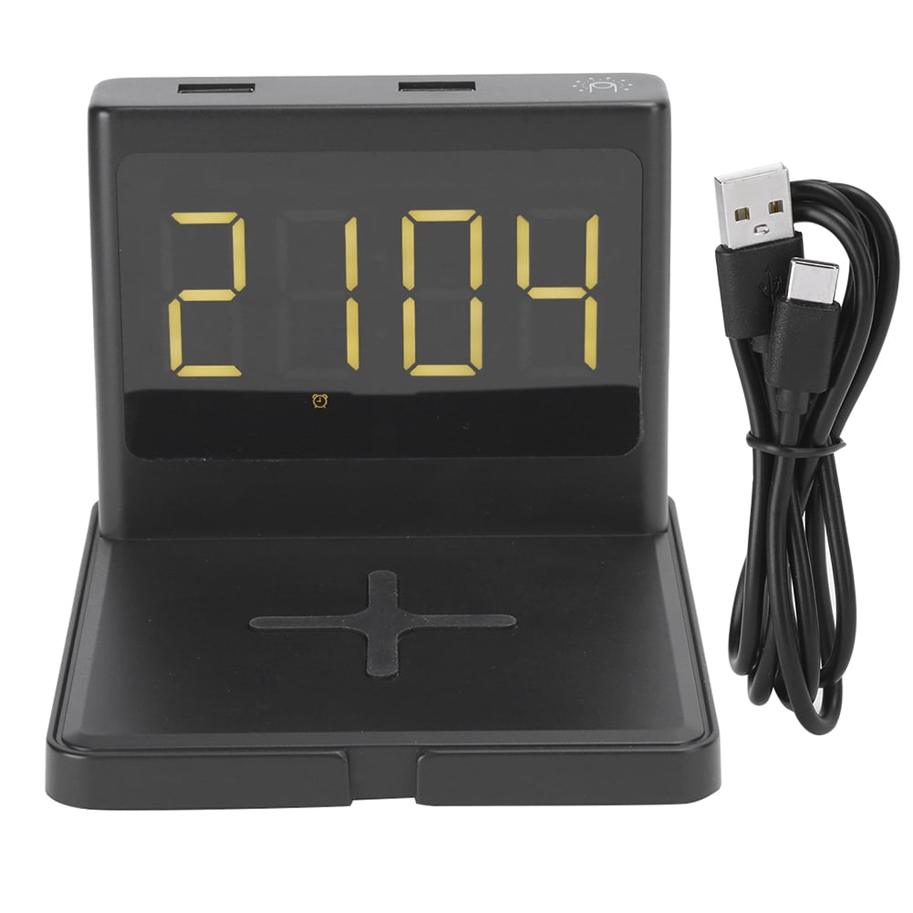 Quick Multi-Functional Charging Station with Alarm 15W Qi Wireless ...