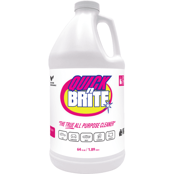 Quick 'n Brite Liquid Cleaner, True All Purpose Cleaner, 64 oz Cleaning ...