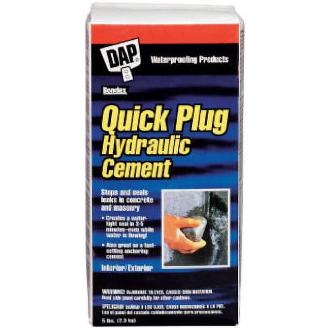 Quick Plug 5 LB Hydraulic Cement, Each - Walmart Business Supplies