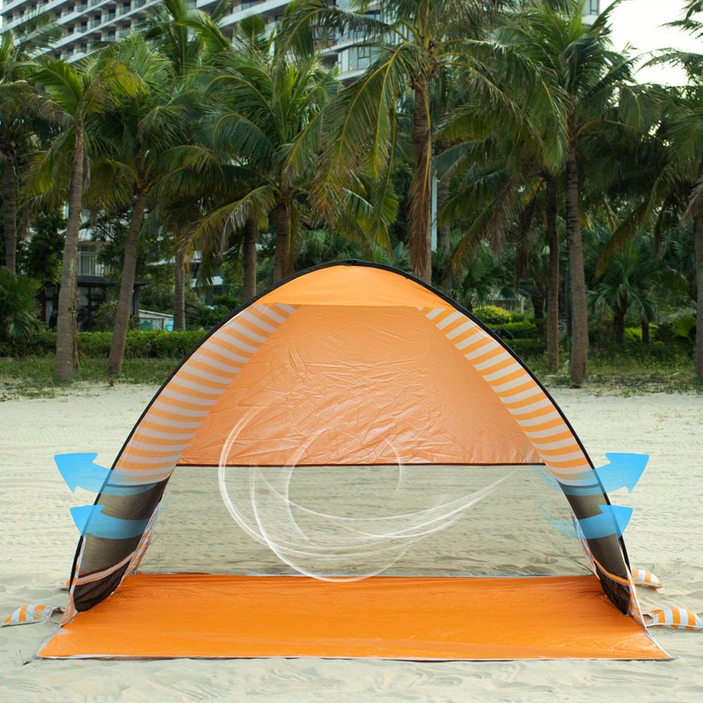 Quick Pop Up Beach Tent - UPF 50+ Instant Sun Shelter - Lightweight ...