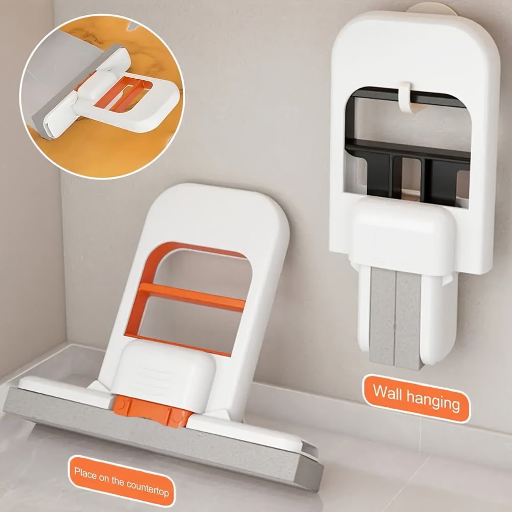 Quick-Press Self-Wringing Sponge Mop – Foldable Mini Design for Wet ...