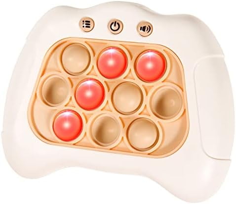 Quick Push Bubble Game, Console,Light up Pop Fidget Game Kid Fidget,4 Modes Games, A Toy Game ...