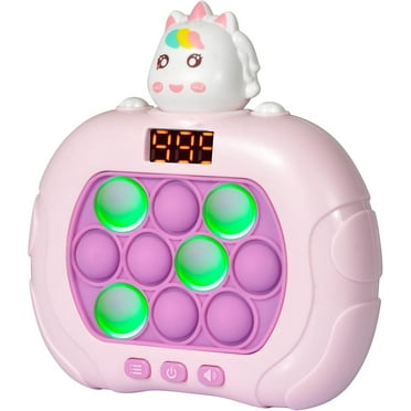 2 Pack Light Up Fast Push Bubble Game, Pop Fidget Toys Handheld Quick ...