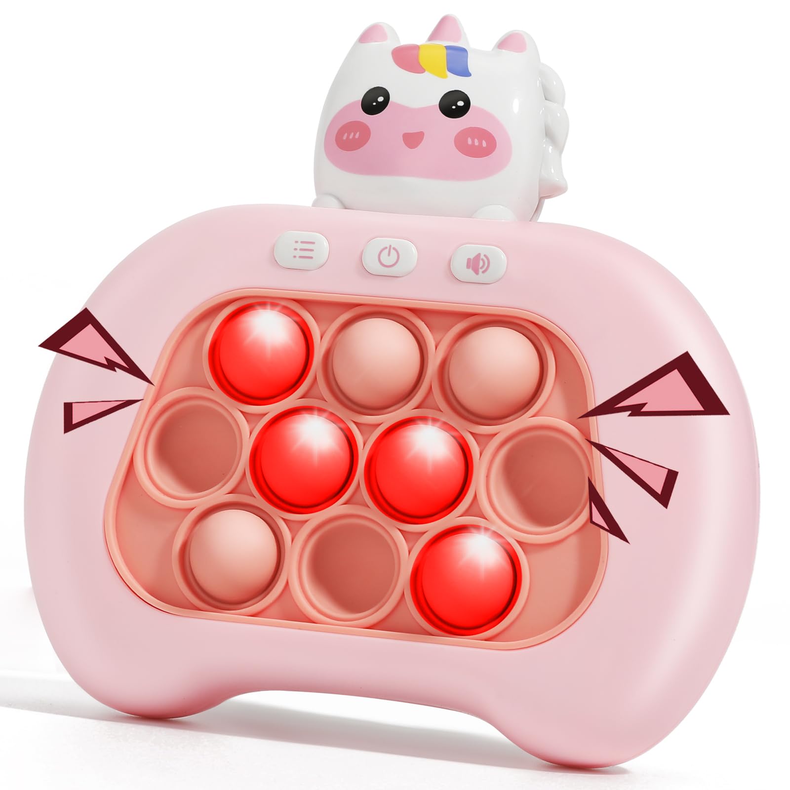 Quick Push Pop Game Fidget Toys for Kids Adults, Puzzle Game Console ...