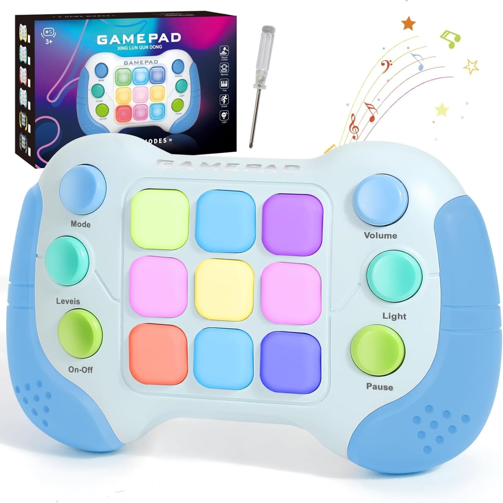 Quick Push Pop Game Fidget Toys Pro for Kids Adults, Handheld Puzzle ...