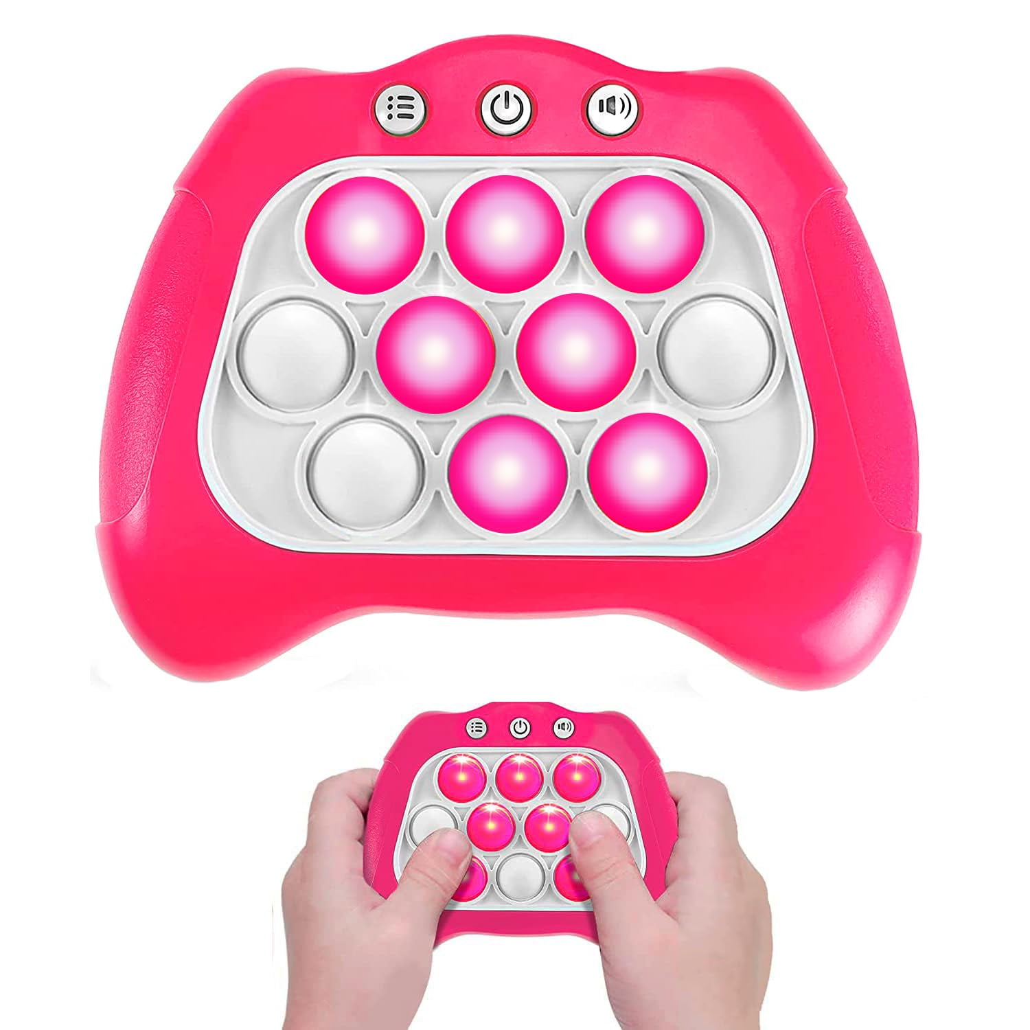 Quick Push Puzzle Game MMF7 Machine Pop Fidget Light-Up Squeeze Poppet ...