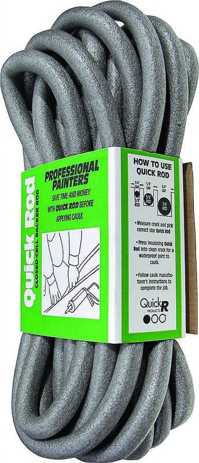 Quick R BR78040 7/8 Inch By 40 Foot Backer Rod,Each - Walmart.com