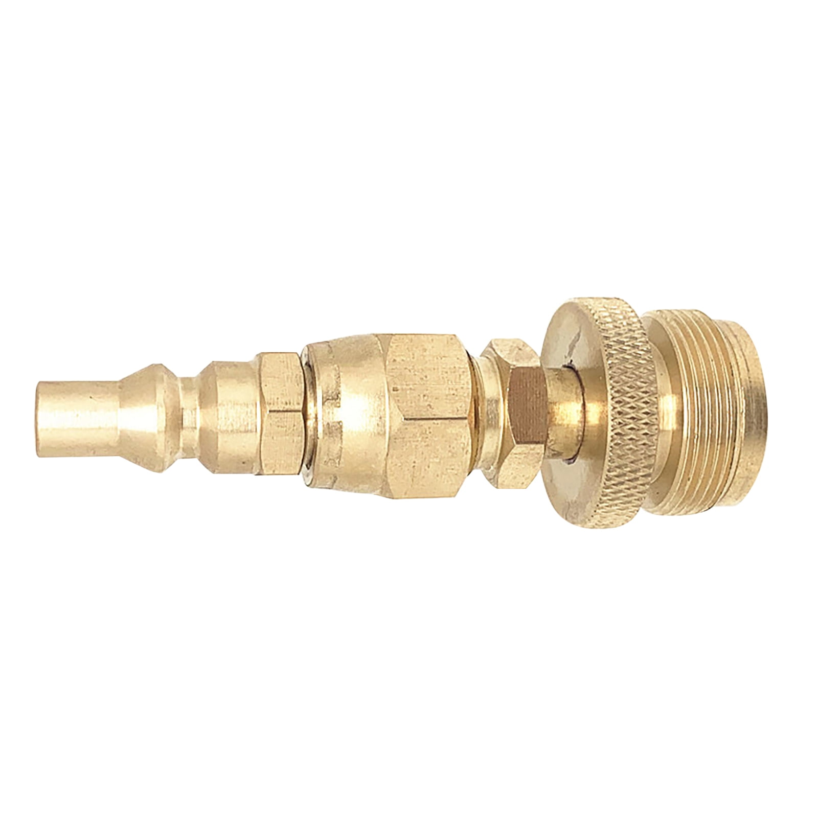 Quick Release Adapters Brass 1/4" Connect to 1lb Adapter for BBQ Grill ...